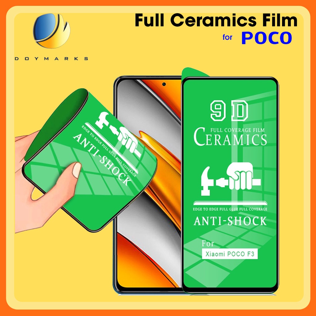 Poco F1 F2 F3 F4 GT 5G 4G Premium 9D Full Ceramic Film Screen Protector ...