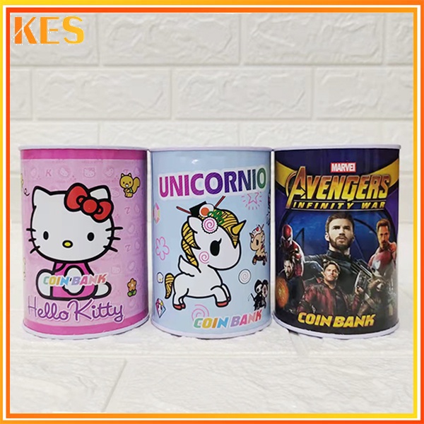 Coinbank Character ipon challenge alkansiya piggy bank | Shopee Philippines