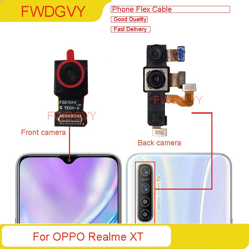 Original Front Back Camera For Realme XT Main Facing Camera Module Flex ...