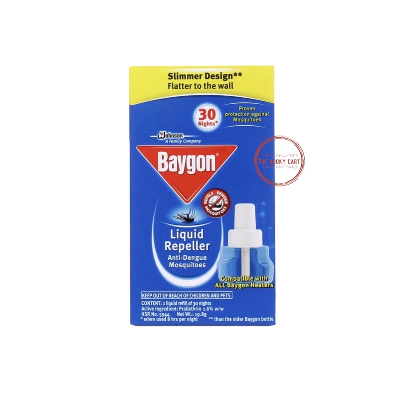 Baygon Liquid Electric Mosquito Repellant Diffuser Repeller Anti-Dengue ...