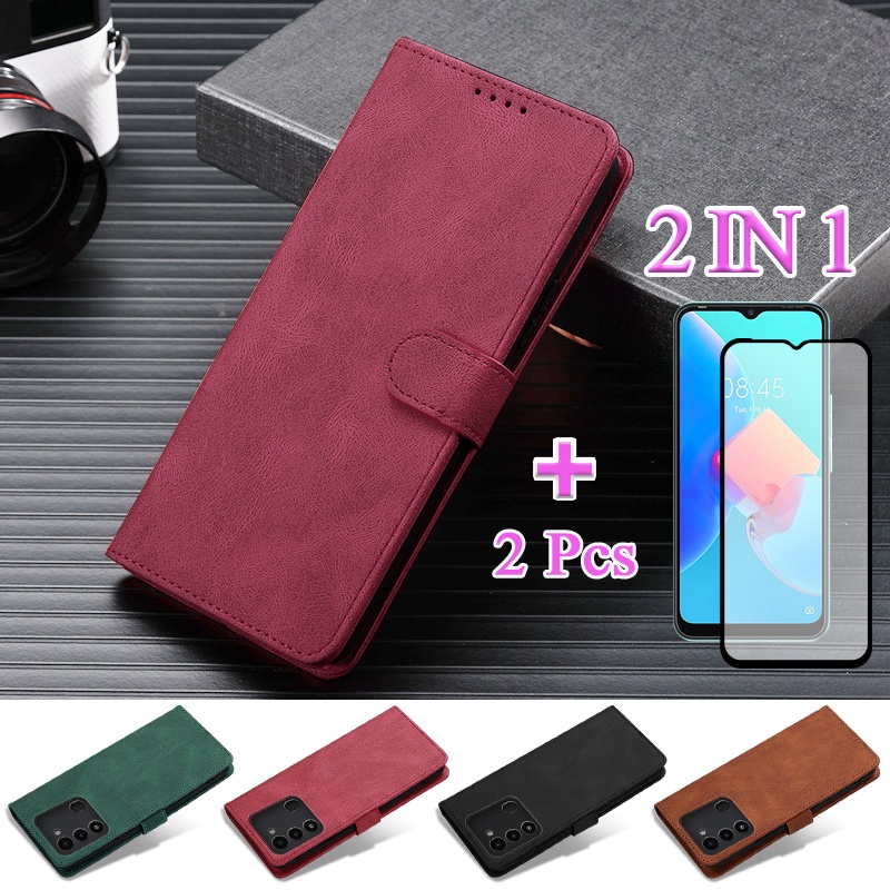 2 IN 1 Tecno Spark 8C KG5k KG5j Spark Go 2022 KG5 KG5h Wallet Leather ...