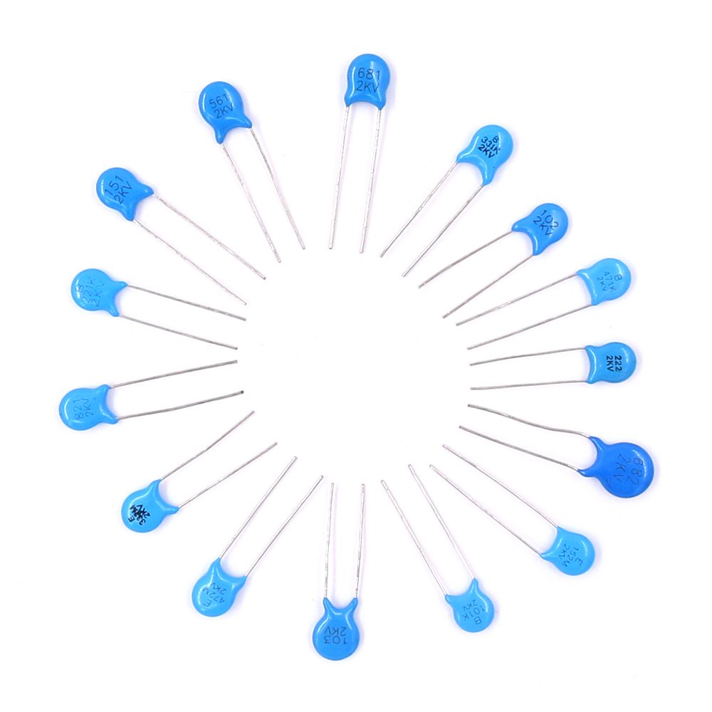 25pcs High voltage Ceramic Capacitor 1KV 2KV 3KV 5PF-100NF | Shopee ...