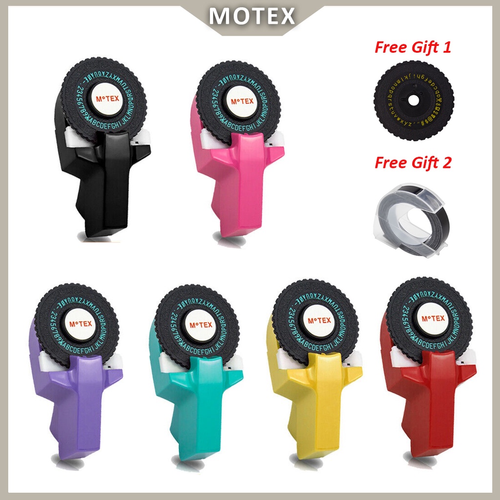 2pcs Refill or 1PCS（with 1 wheel）Original MoTex E101 embossing label ...