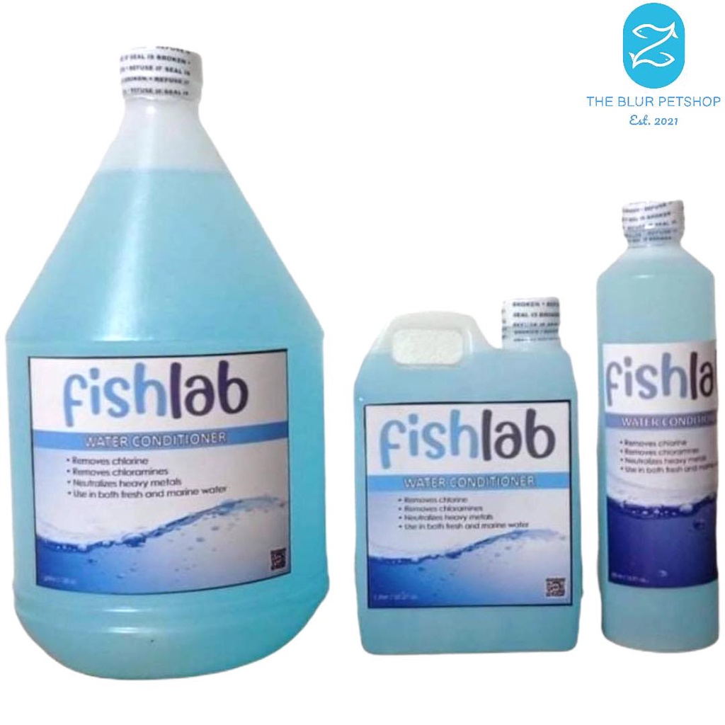 Fish lab Aquarium Fish Water Conditioner (1L, 1 Gallon) Aquarium ...