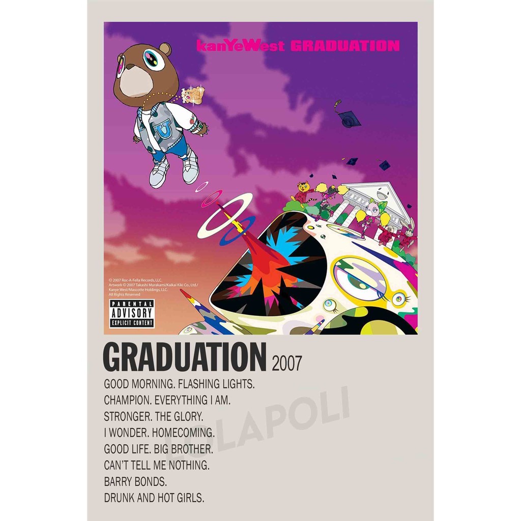 Graduation Album Cover Poster - Kanye West | Shopee Philippines