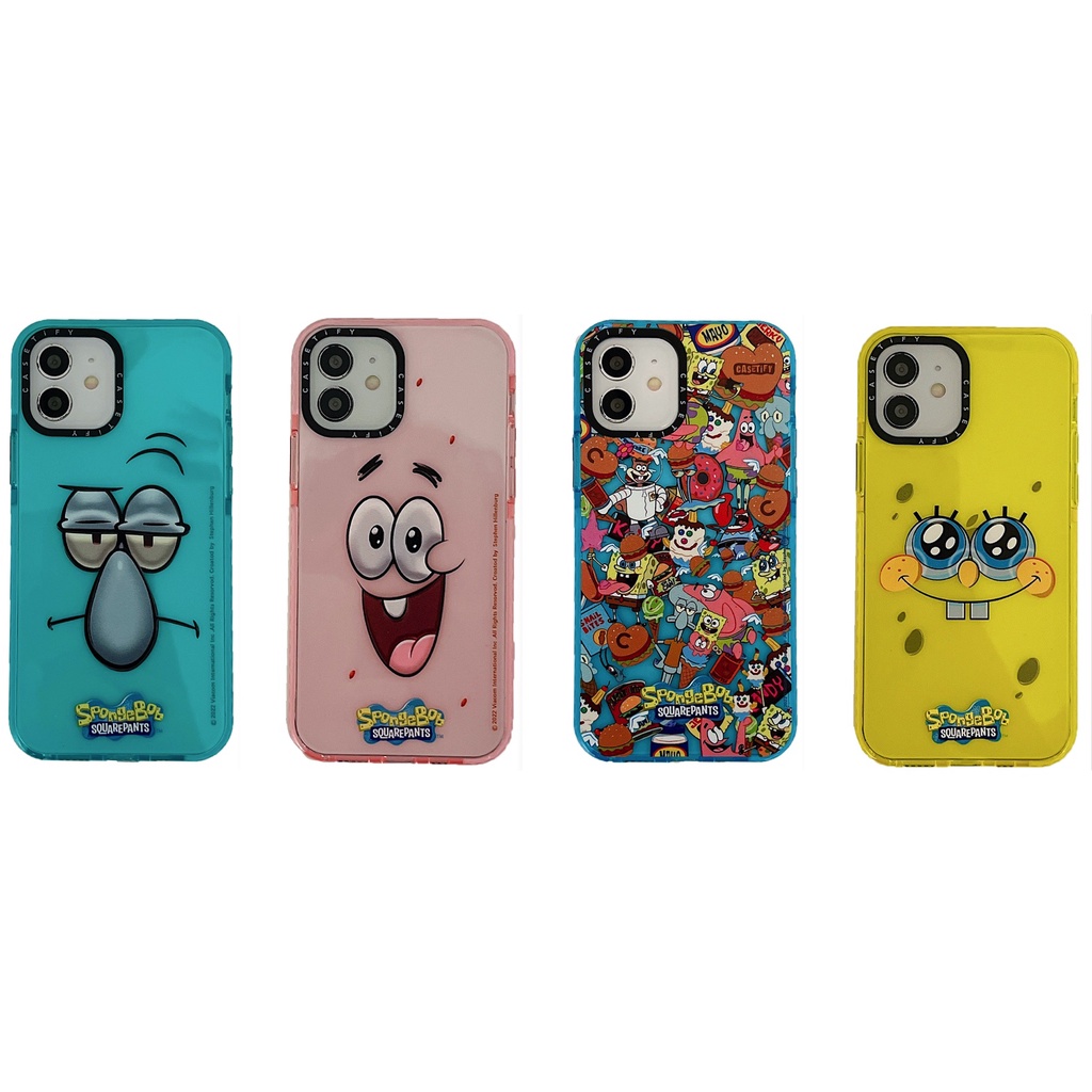 Cartoon SpongeBob SquarePants Transparent Casetify Phone Case for ...