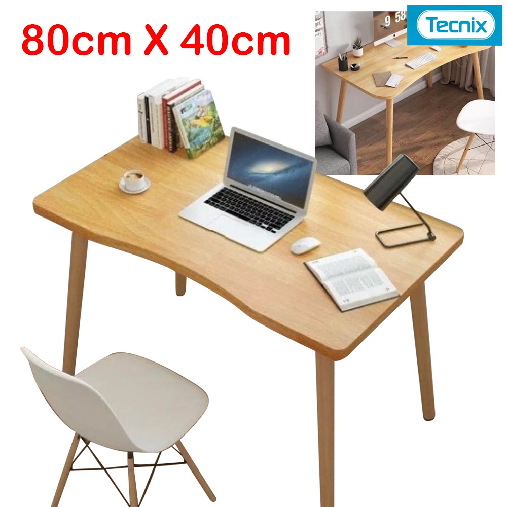 80cm X 40cm Computer Desk Study Table Laptop Table Brown | Shopee ...
