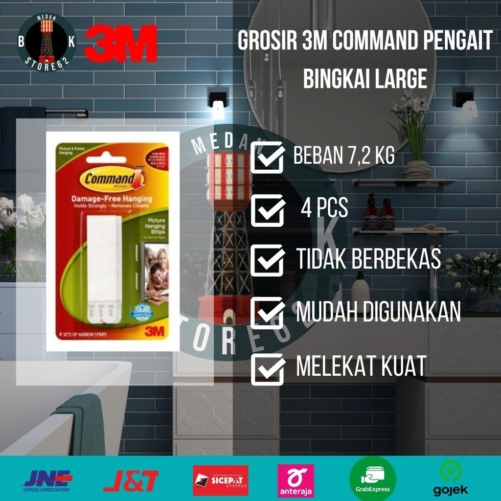 3m Strip Command Hook Strong Painting Drawing | Shopee Philippines