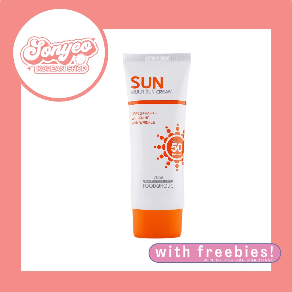 Foodaholic Multi Sun Cream with SPF 50+ PA+++ 70ml | Shopee Philippines