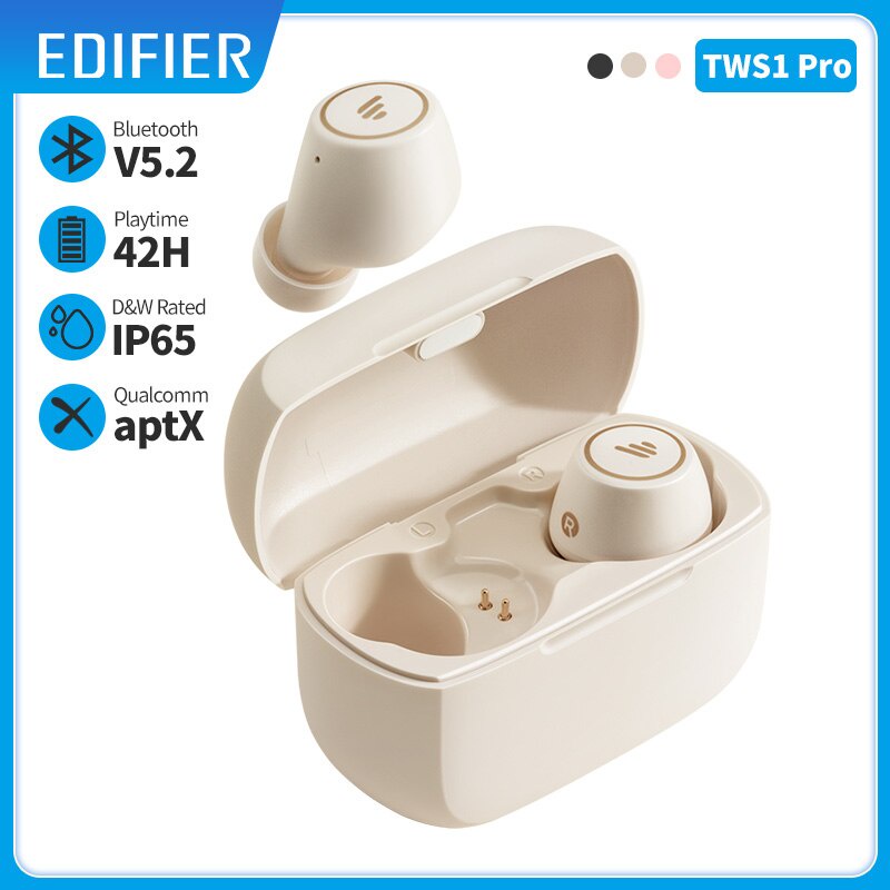 EDIFIER TWS1 Pro Wireless Earphones Bluetooth Earbuds TWS Bluetooth 5.2 ...