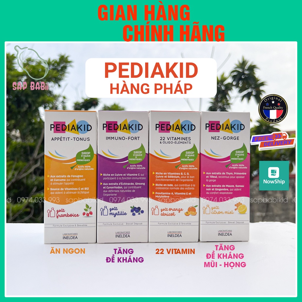 Pediakid 22 Vitamin Syrup / Increase resistance / Appetit tonus ...