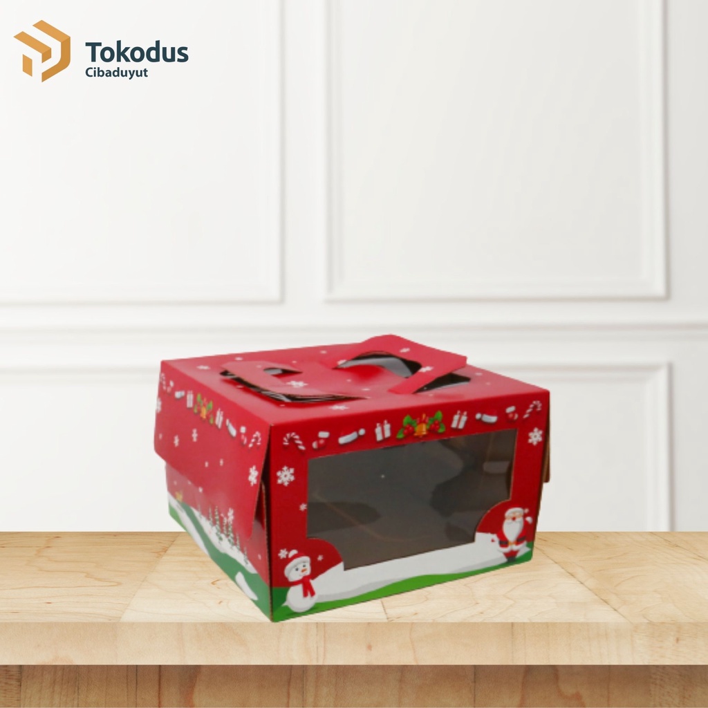 Christmas Special Handle Cake Box | Christmast Cake Box Edition ...