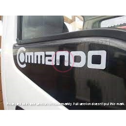 CFS360 2PCS Commando Isuzu Truck Logo Stiker Sticker Vinyl Decal ...