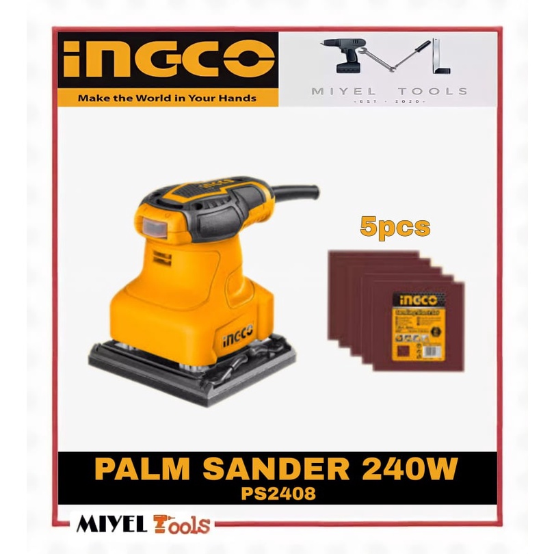 INGCO Palm Sander 240W (PS2408) | Shopee Philippines