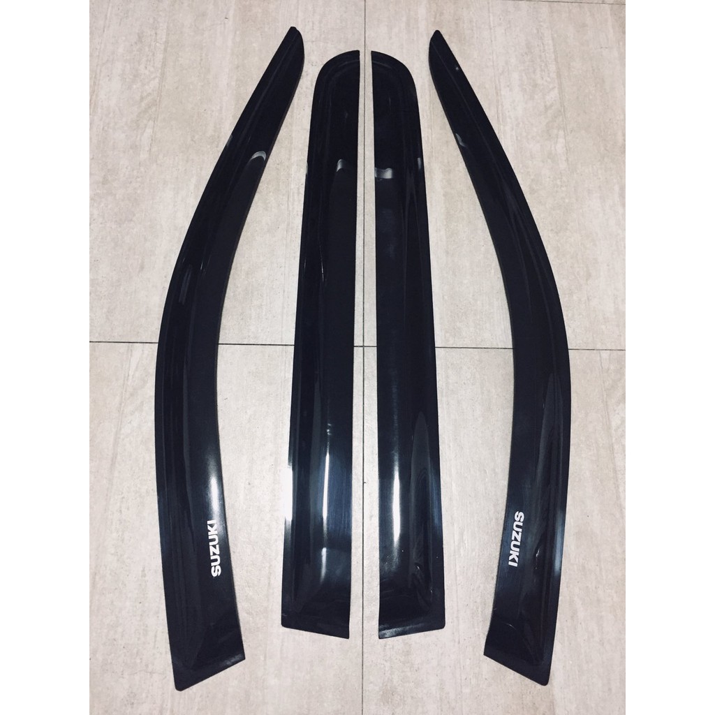 Suzuki Alto800 / Alto 800 OEM Black 4pcs. Window Sun Rain Visor ...