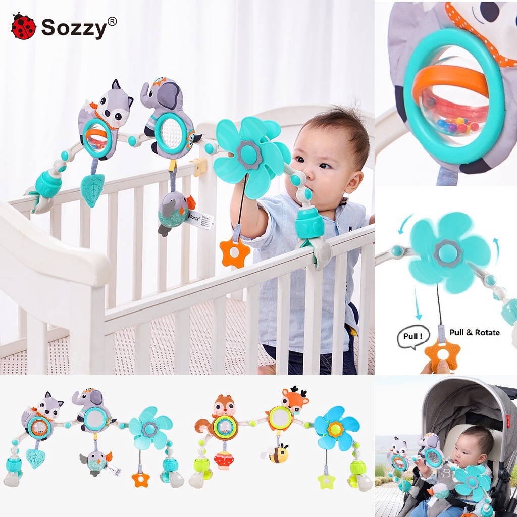 Sozzy Baby Animal Crib Toy / Baby Arch / Baby Cot Arch / Car Seat Arch ...
