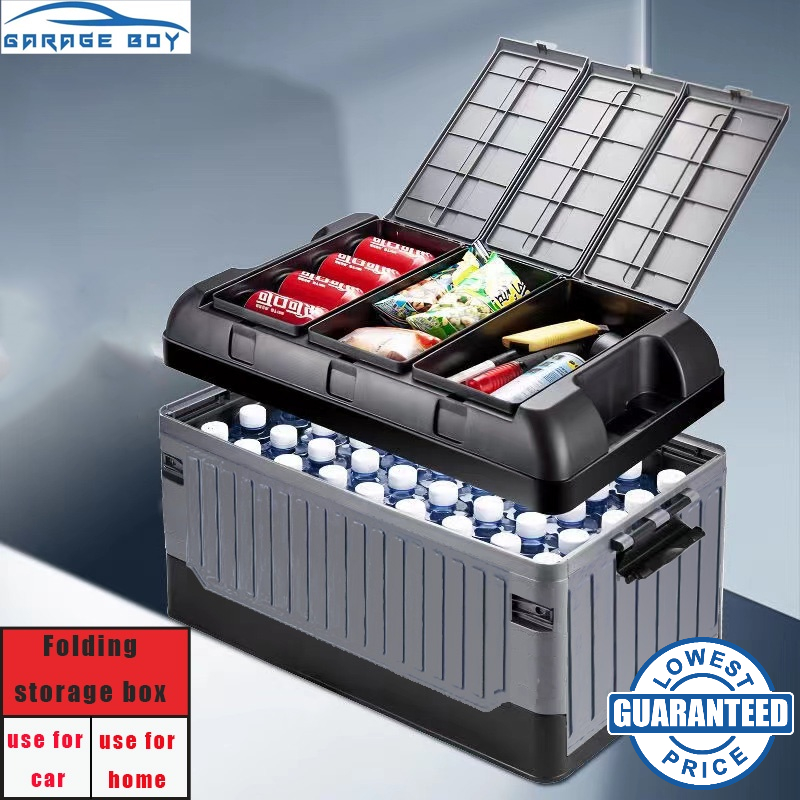 GARAGE BOY 75L Car Trunk Storage Box | Shopee Philippines