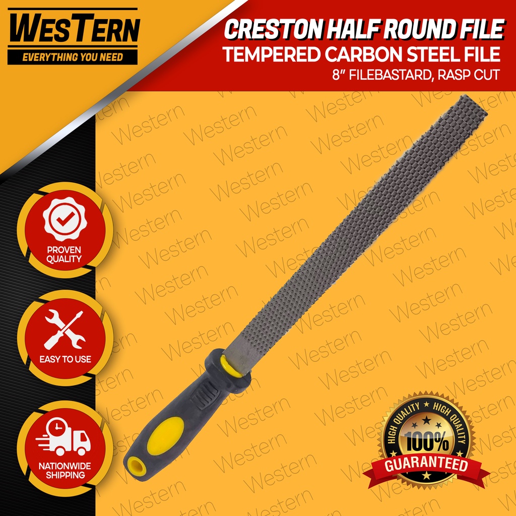 Creston Half Round Wood Rasp File 8" | Shopee Philippines