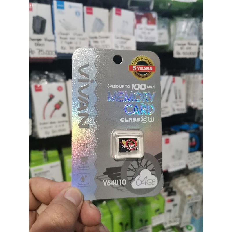 Original MicroSD VIVAN 64GB Class 10 Memory Card | Shopee Philippines