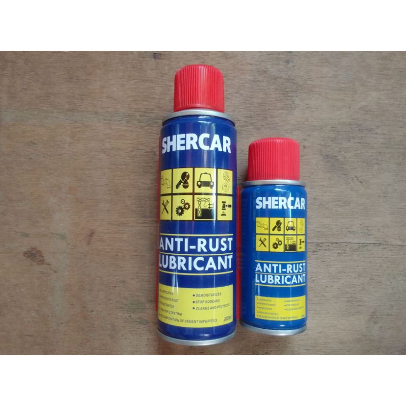 SHERCAR ANTI-RUST LUBRICANT 100ML, 200ML PAMPADULAS SA BOLT GEAR NUT ...