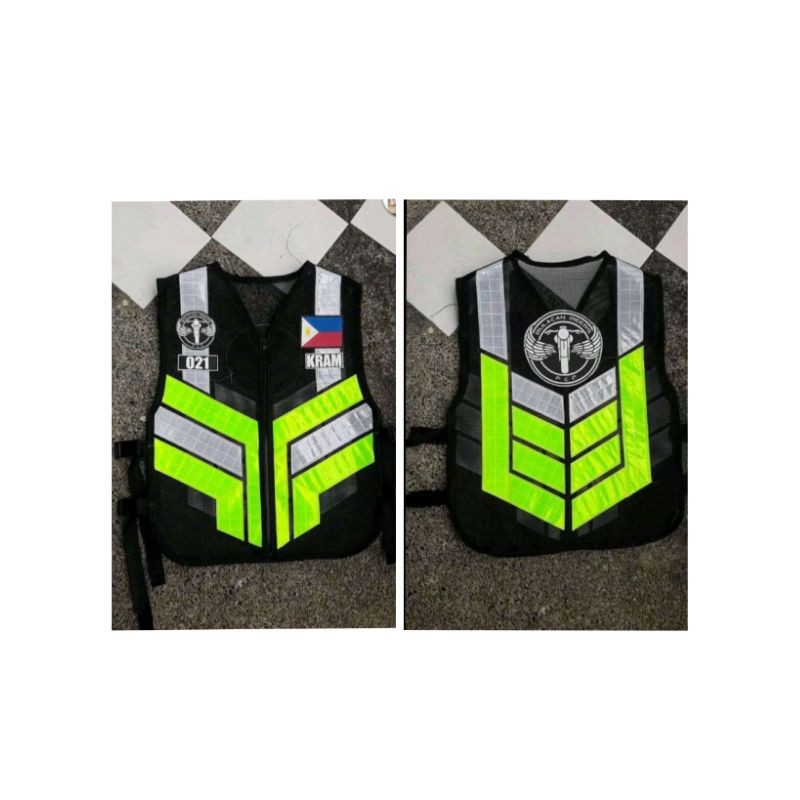 REFLECTORIZED VEST SAFETY VEST (PLAIN/WITH LOGO) | Shopee Philippines