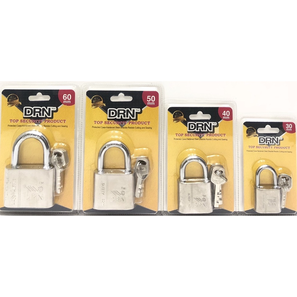 DRN HEAVY DUTY LOCK R30,R40,R50,R60/KUNCI TUGAS BERAT DRN | Shopee ...