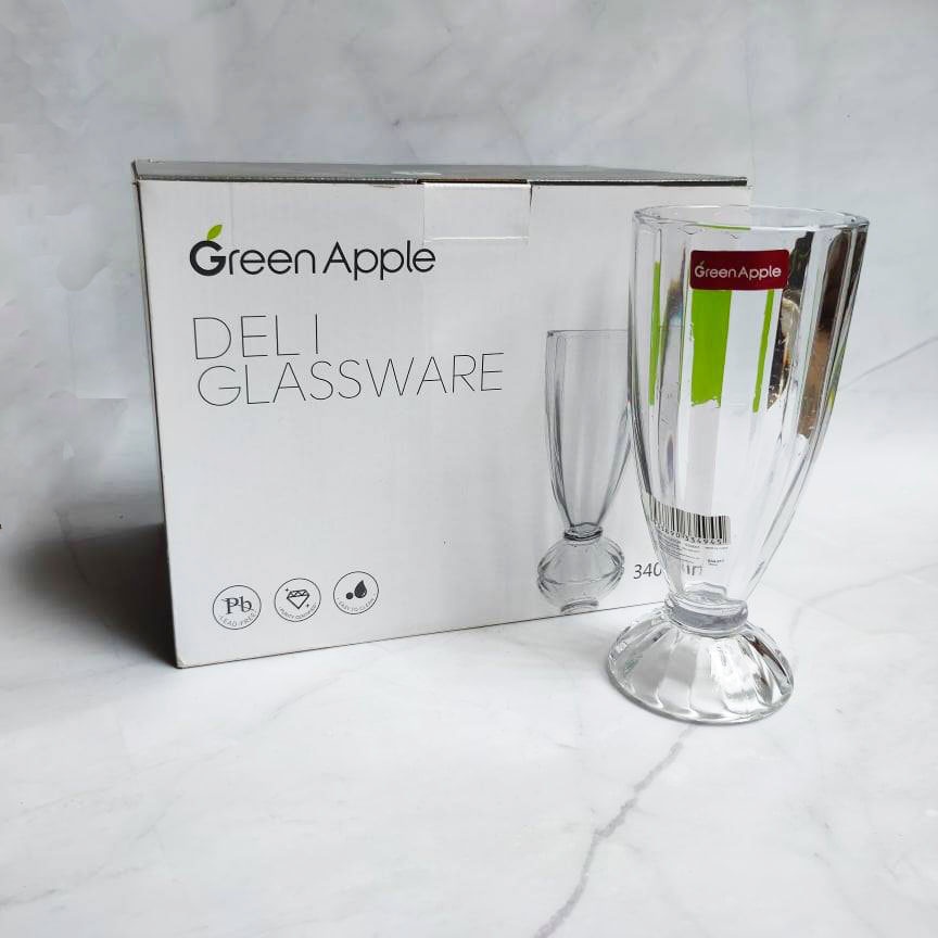 6-piece Delisoga Halo-Halo Glass Dessert Cups – 340ml Thick Glass for ...