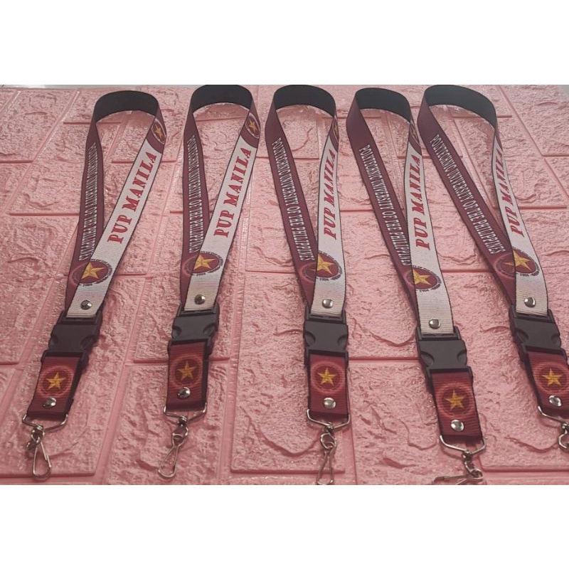 pup manila id lace lanyard id sling lanyards | Shopee Philippines