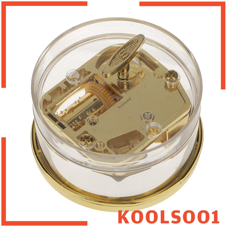 [KOOLSOO1] Acrylic Round Transparent Music Box With Melody | Shopee ...