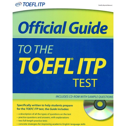 Official Ets Guide To The Toefl Itp Test + Cd | Shopee Philippines