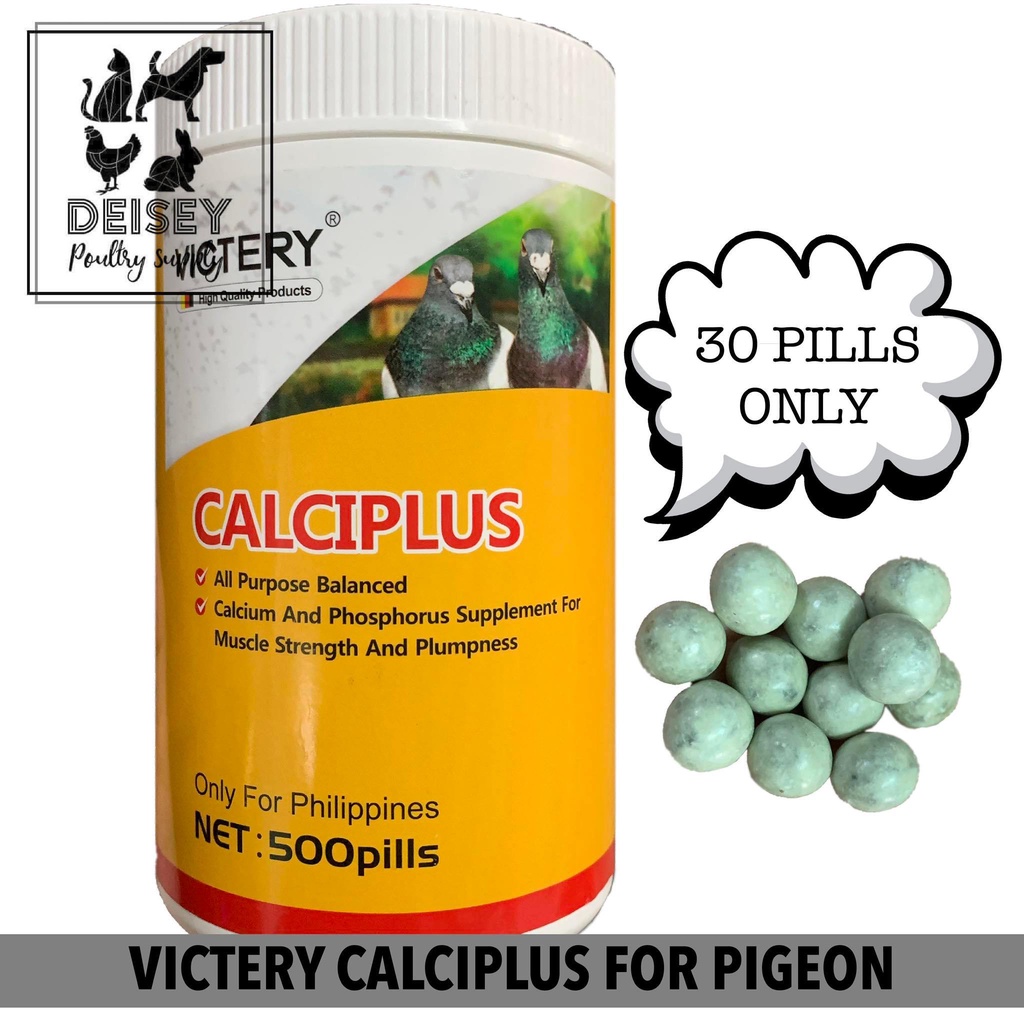 VICTERY CALCIPLUS Calcium and Phosphorus Supplement FOR PIGEON (30 ...