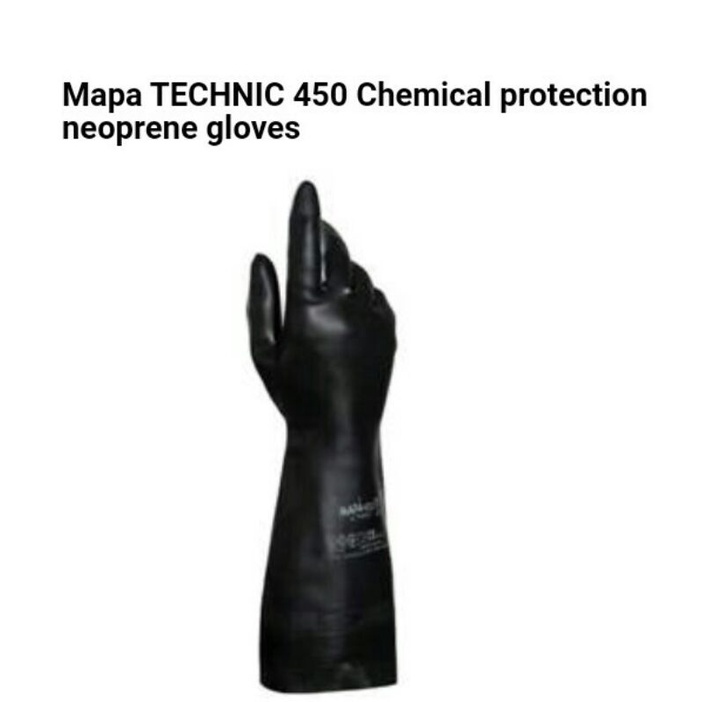 Mapa TECHNIC 450 Chemical protection neoprene gloves | Shopee Philippines