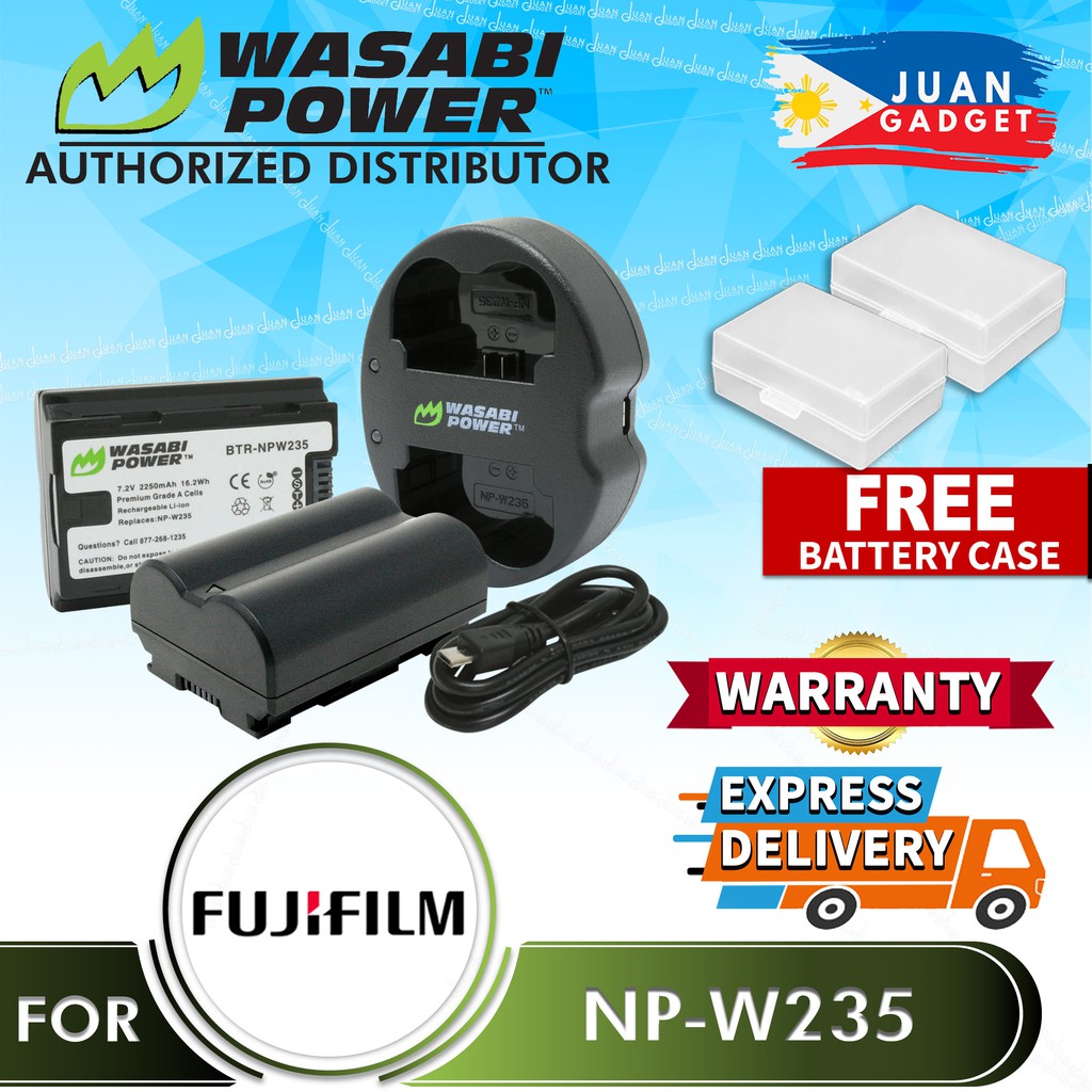 Wasabi Power NP-W235 Battery (2-Pack) & Dual Charger for Fujifilm X-T4 ...