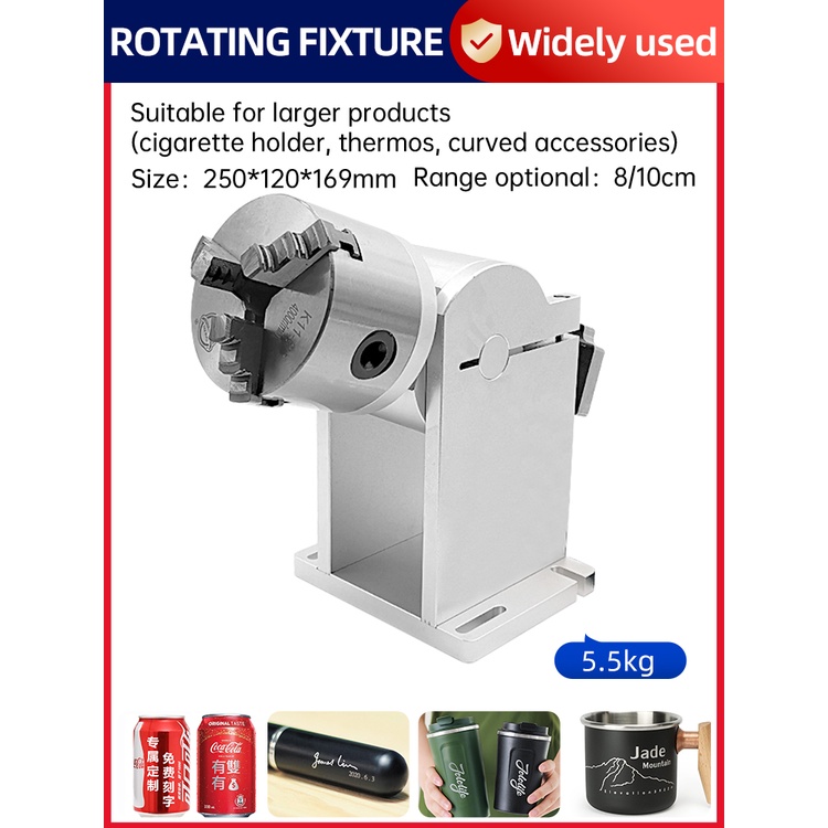DAJA Rotary fixture For Metal Ring Stainless Steel Batch Engraver Gift ...