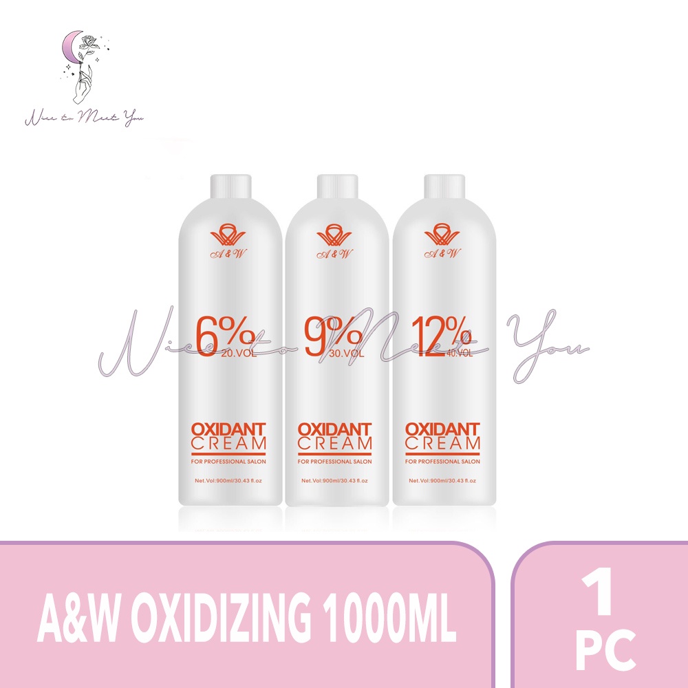 A&W Oxidizer Hair dye Fashion Color Oxidizing Colorant Oxident Cream ...