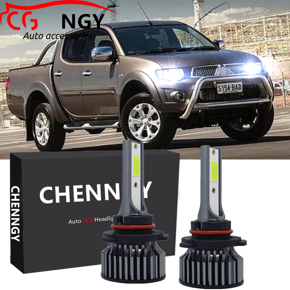 For Mitsubishi Triton Mk1 (year, 2006 - 2015) Front LED Headlight Bulbs ...