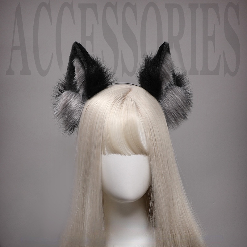 Simulation animal ear headband cute plush dress up fashion accessories ...