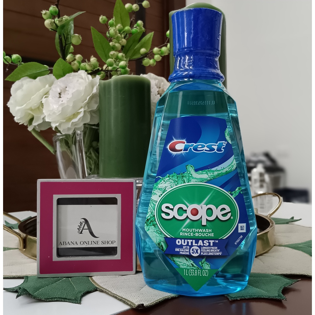 Crest Scope Mouthwash Rince-Bounce 1L (33.8FL OZ) | Shopee Philippines
