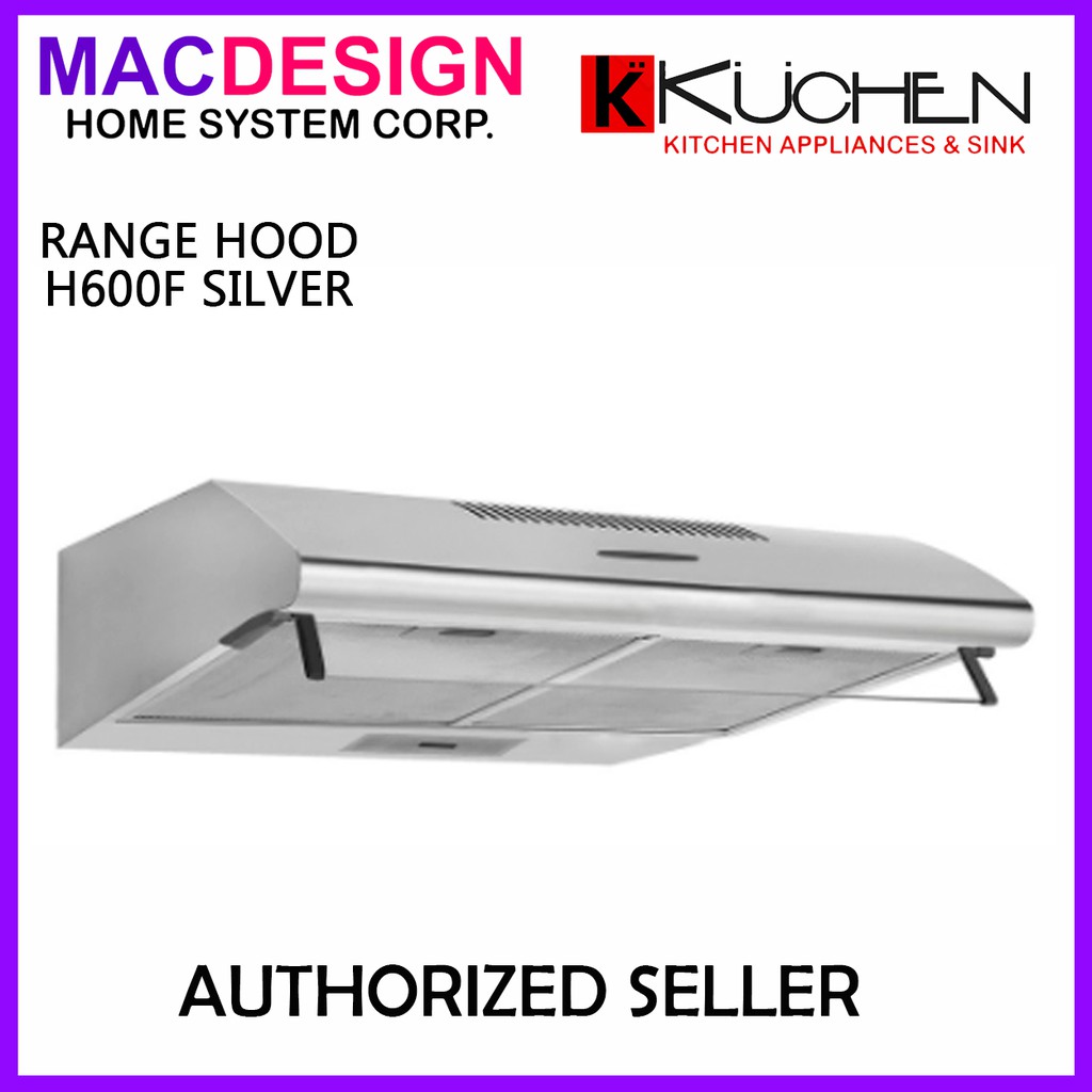 KUCHEN H600F SS Under cabinet Rangehood Silver range hood | Shopee ...