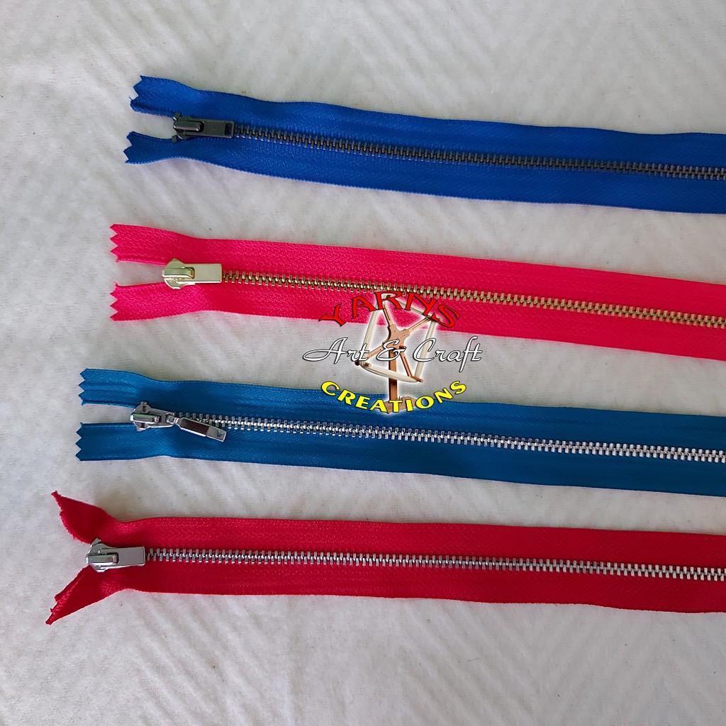 Yarns Art: 1 PIECE - QUALITY METAL ZIPPER/ ZIPPERS - YKK/ DULON / LIRUI ...