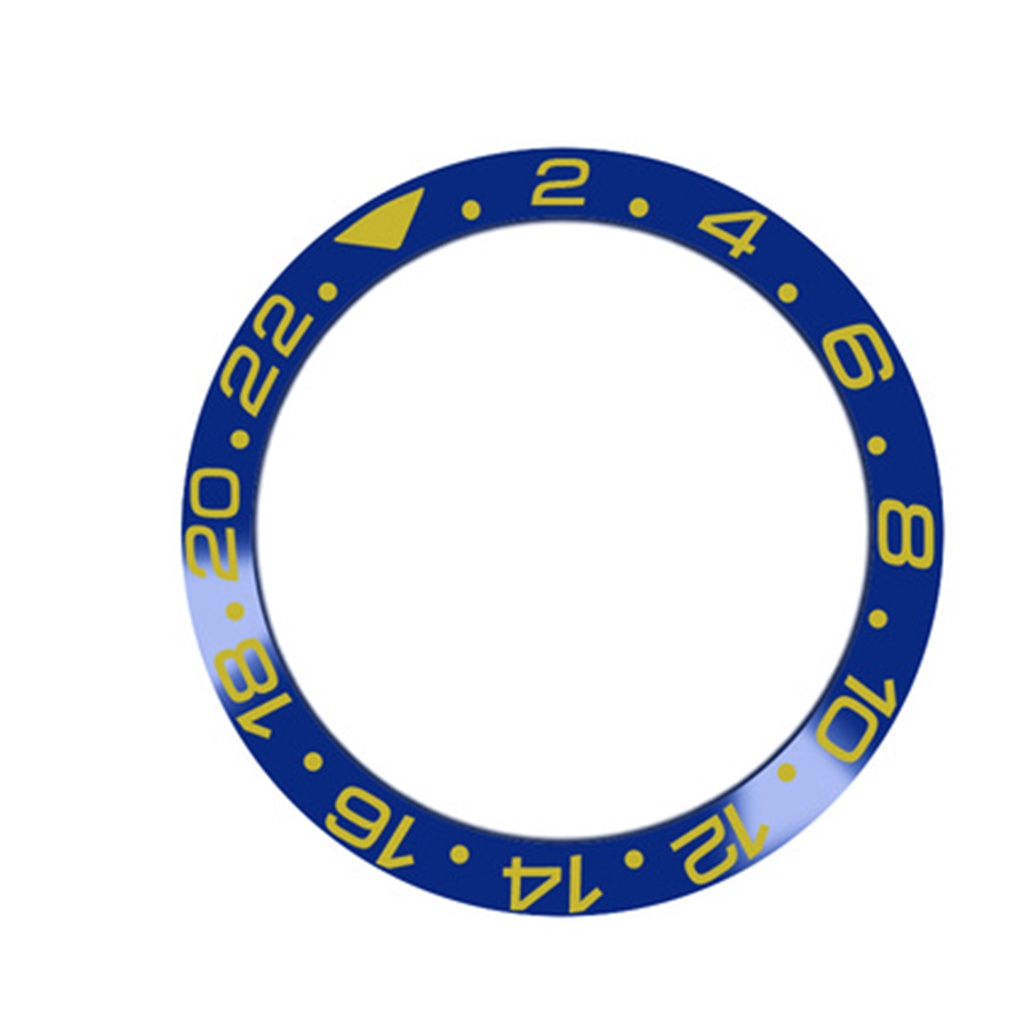 38mm Ceramic/Aluminum Bevelled Bezel Insert Watch Ring Replacement for ...