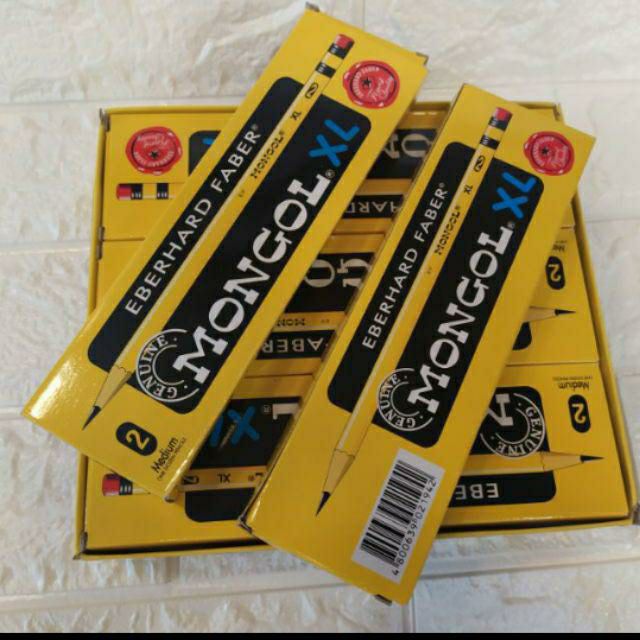 12pcs./Box Everhard Faber MONGGOL#2 (XL) | Shopee Philippines