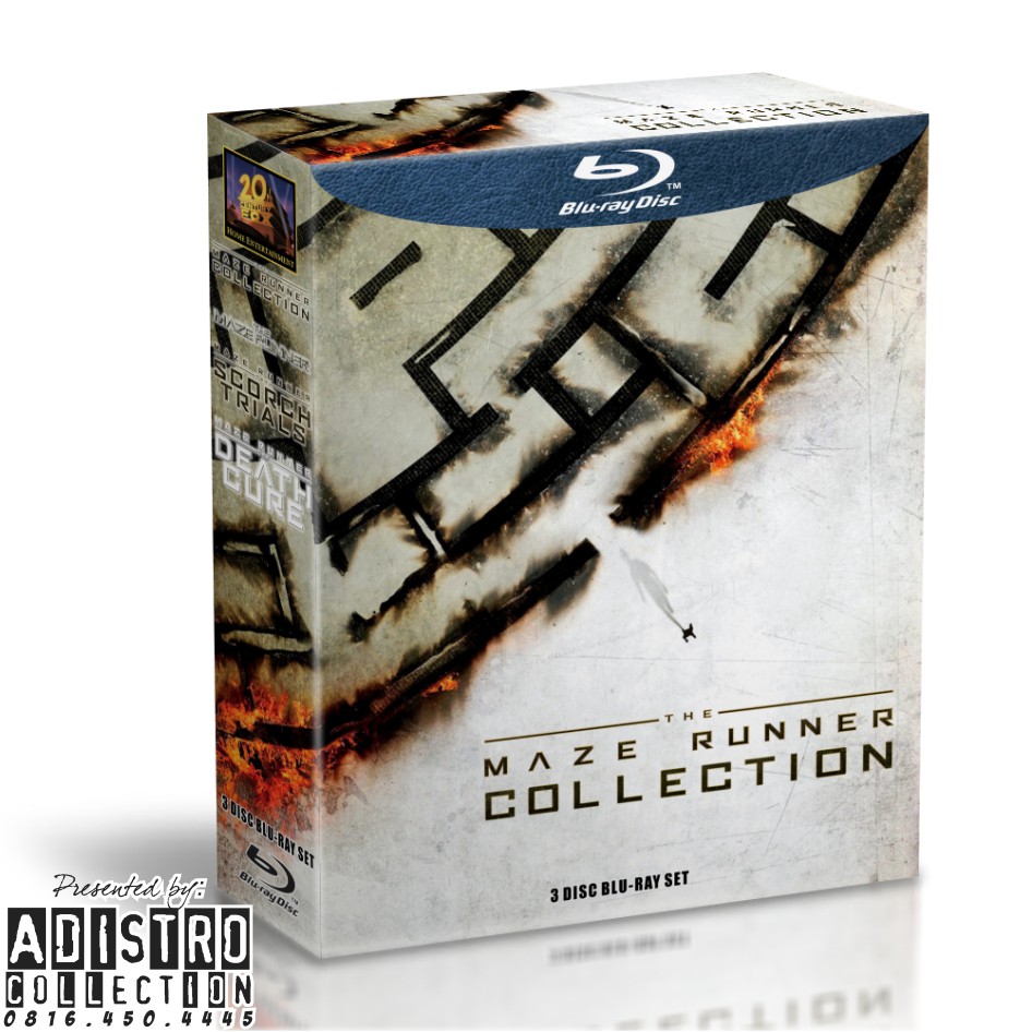 The MAZE RUNNER Blu-Ray Film BOX SET COMPLETE Edition | Shopee Philippines
