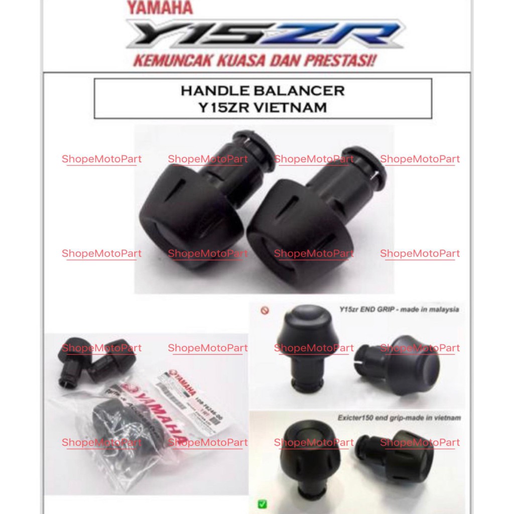 HANDLE GRIP END GRIP BALANCER YAMAHA Y15ZR Y15Z Y15 EXCITER 150 ...