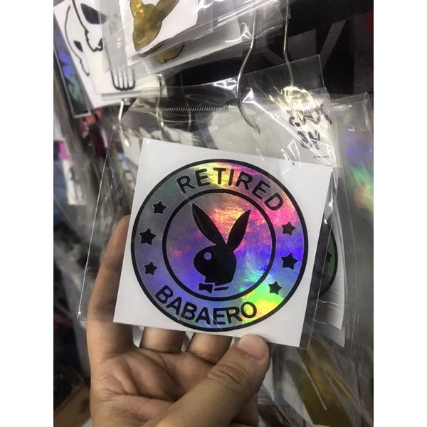 Quality Waterproof Retired Babaero Sticker / Decals | Shopee Philippines