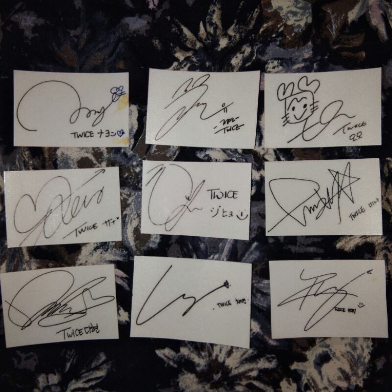 TWICE/BLACKPINK TRANSPARENT SIGNATURE | Shopee Philippines