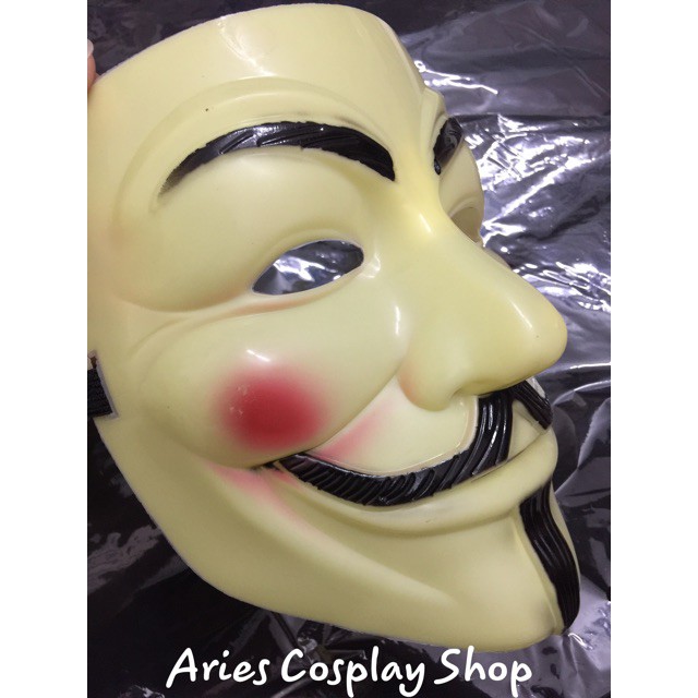 Hacker Mask - V Costume Mask (Aries cos) | Shopee Philippines