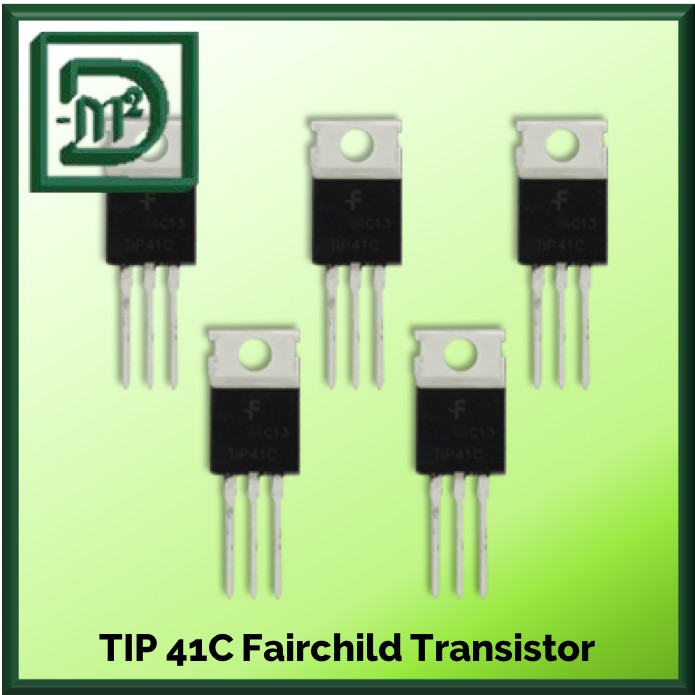 TIP 41C and TIP 42C Fairchild Silicon Transistor (5pcs) | Shopee ...