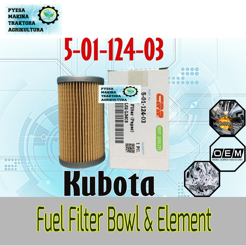 Fuel Filter Element L1 L02 L3408 5-01-204-03 for Kubota Tractor ...