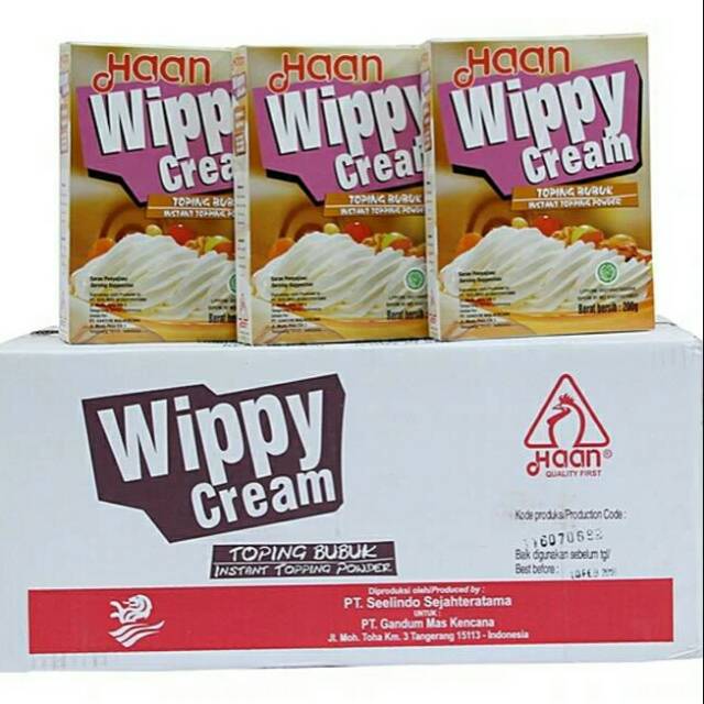 Haan whippy whip cream 200 gr | Shopee Philippines